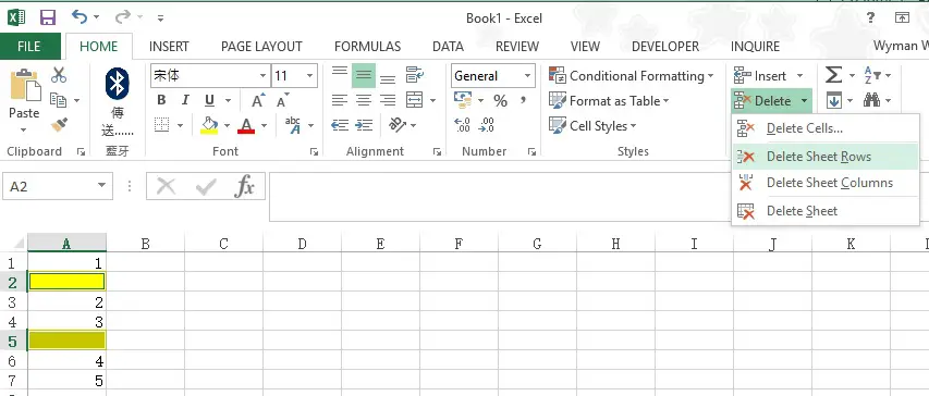 Excel Delete Blank Rows Access Excel Tips