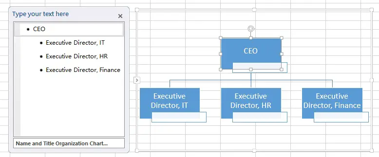 Excel Create Organization Chart Access Excel Tips