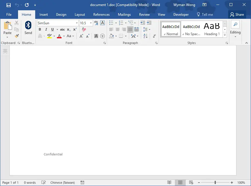 MS Word VBA Add Footer To All Word Documents In Folder
