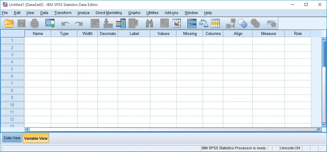 Spss Variable View Access Excel Tips